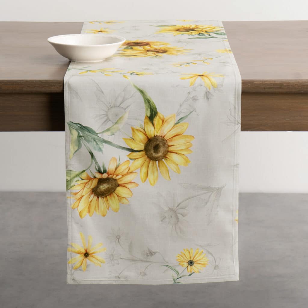 Candice Table Runner-double Side - Maison D'Hermine
