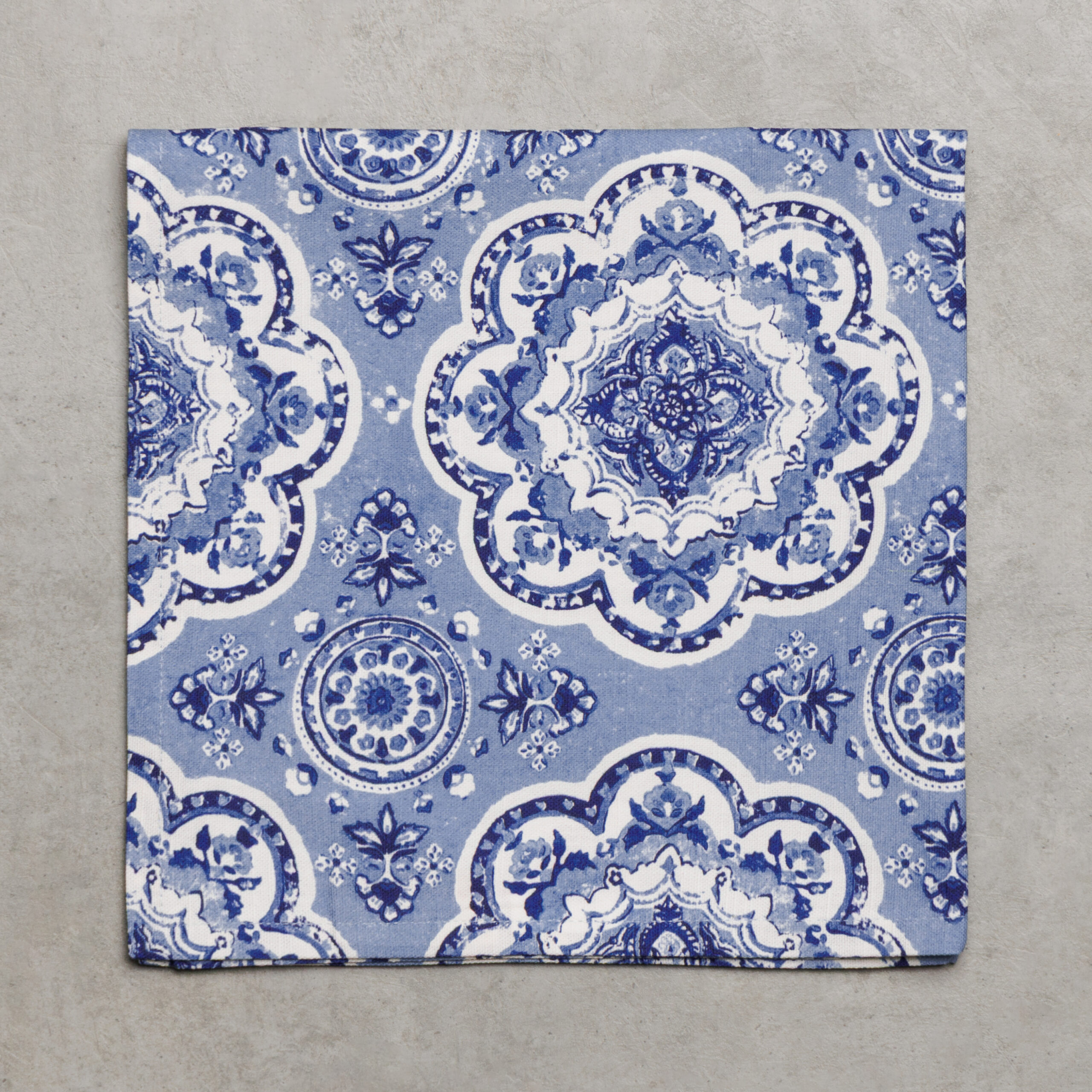 Melodie Blue Napkins - Maison D'Hermine