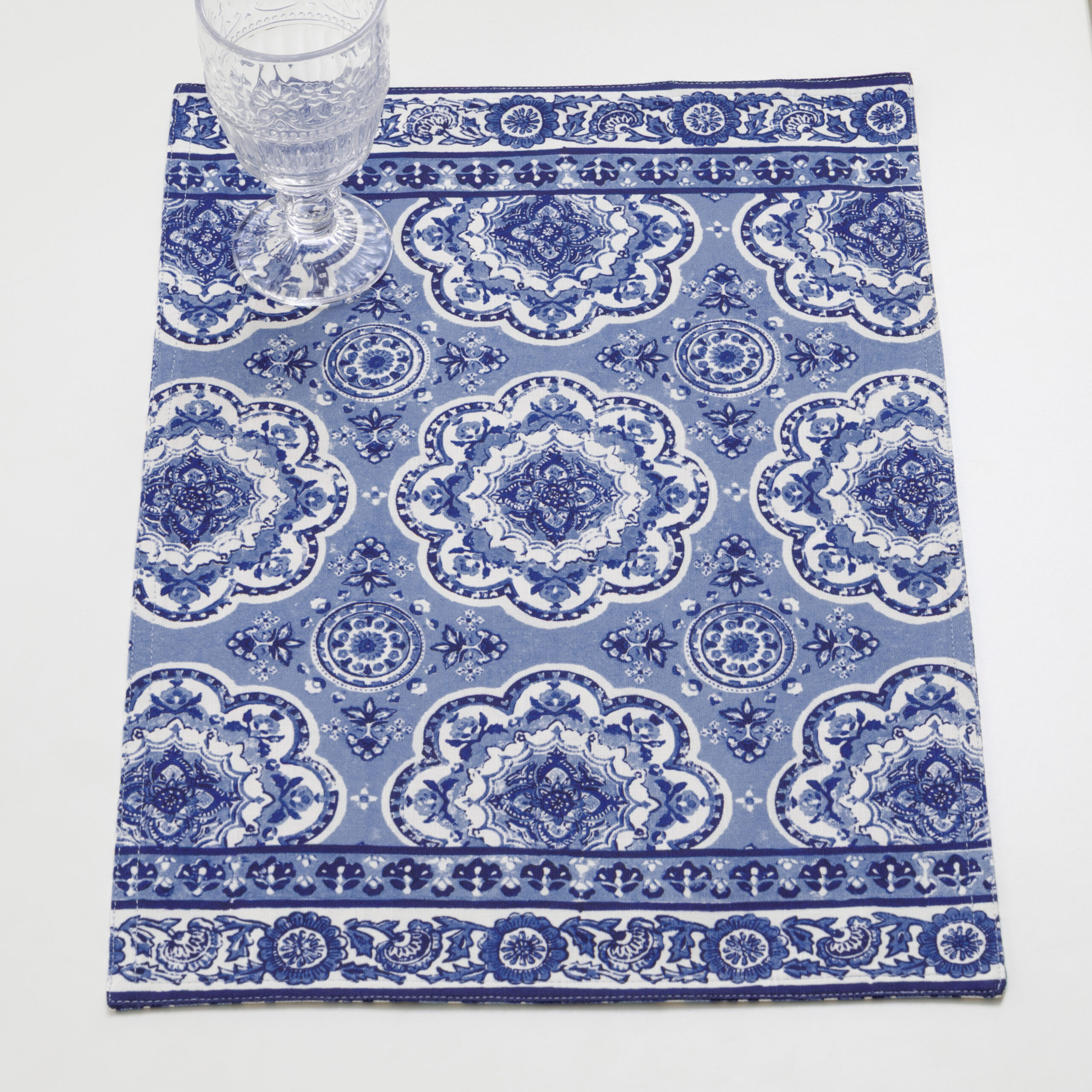 Melodie Blue Placemats - Maison D'Hermine
