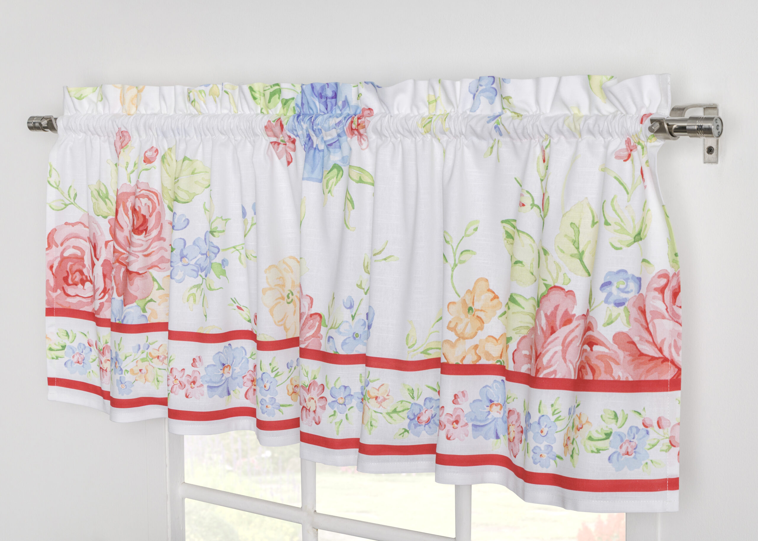 Vintage Floral Kitchen Curtain - Maison D'Hermine